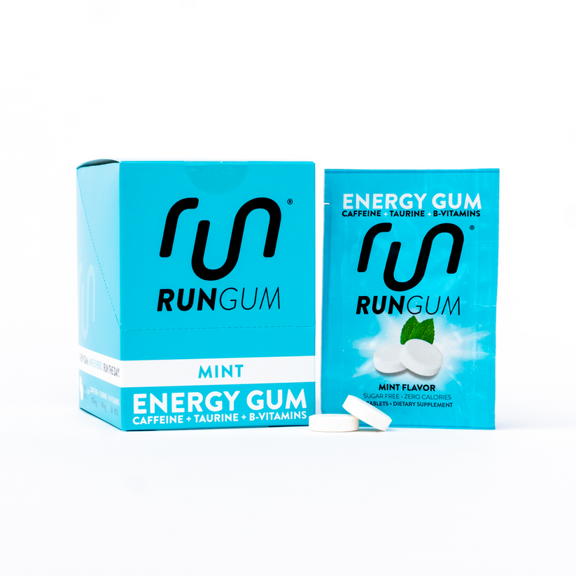 Energy Gum Original | Caffeine Chewing Gum by Run Gum for Athletes ...